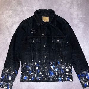 Jackets & Coats | Paint Splash Jean Jacket | Poshmark